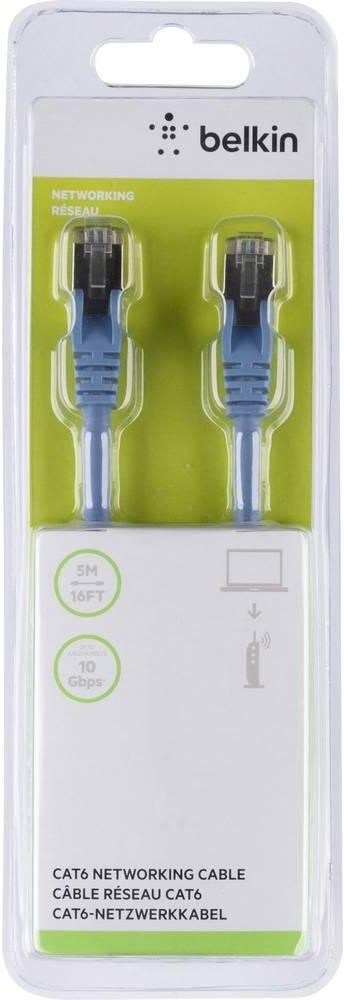 BELKIN KABEL LAN RJ45 BELKIN S/FTP CAT 6 5.00 M NIEBIESKI ...