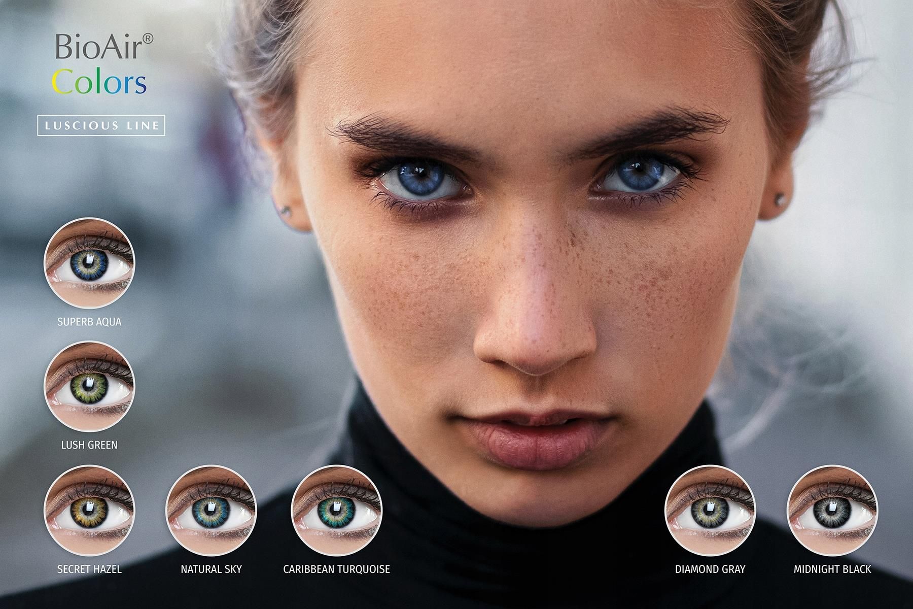 Soczewki Bioair Soczewka Colors Caribb Turquoise -1,00 8809831410000 - Opinie i ceny na Ceneo.pl