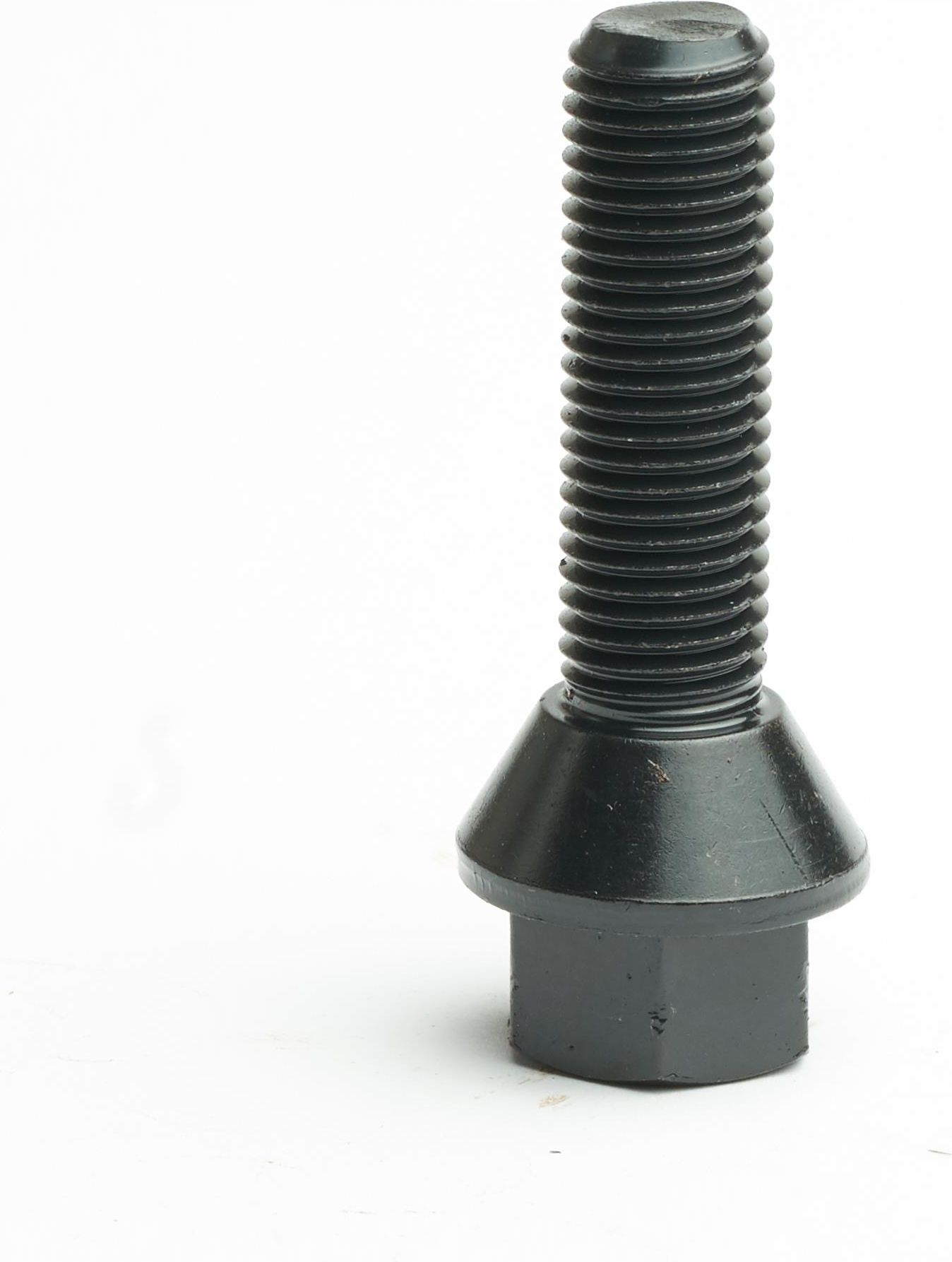 PPH SOBIMAX CZARNE ŚRUBY DO KÓŁ PO DYSTANS M12X1.5/40 10 SZT ...