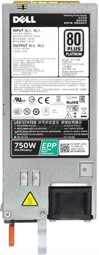 DELL DELL PWR SPLY 750 RDNT 13G LITEON 3 8H33M - opinie i ceny na Ceneo.pl