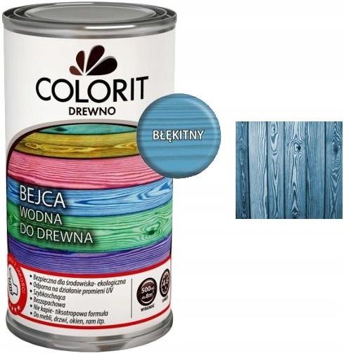 COLORIT BEJCA WODNA DO DREWNA 1L BŁĘKITNY DO ITCBW12N1L - Opinie i ceny ...