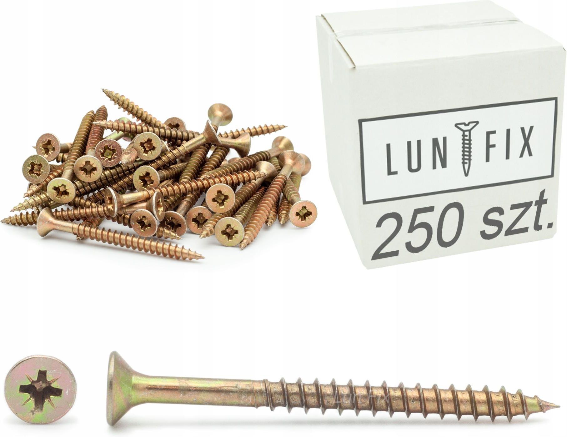 Lun Fix Wkręt Uniwersalny Hartowany Ocynk 4,5x80 Kdh45080Lf - Opinie i ...