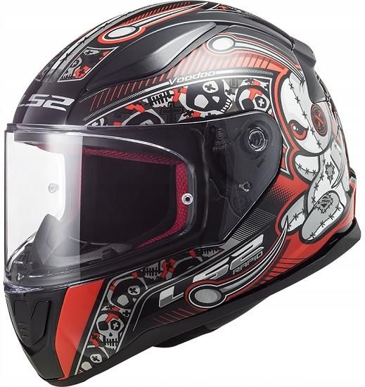 Kask motocyklowy Ls2 Kask Dziecięcy Ff3 Rapid Mini Voodoo Red - Opinie ...