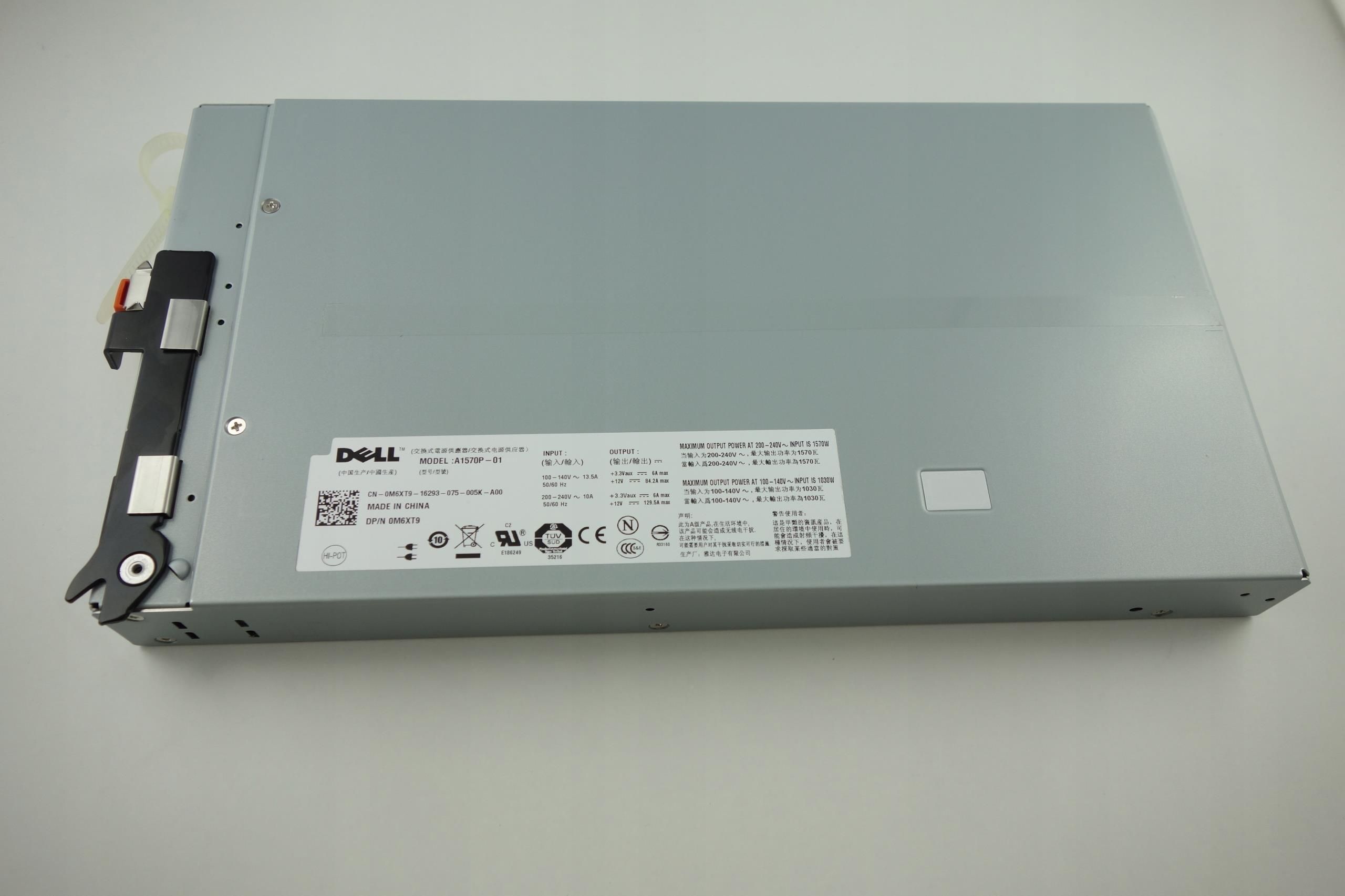 DELL DELL ZASILACZ 1570W SERWERA POWEREDGE R900 M6XT9 M6XT90M6XT9 ...