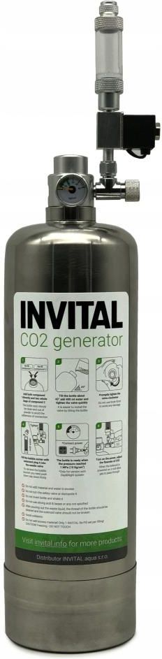 INVITAL GENERATOR CO2 Z WYŁ. NOCNYM Z BUTLĄ 2L Z07796 - Ceny i opinie ...