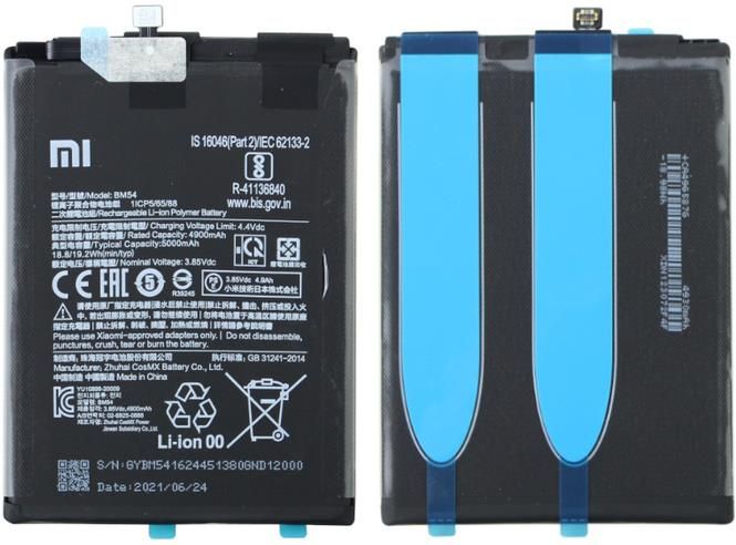 Bateria XIAOMI NOWA BATERIA REDMI NOTE 9T 5G BM54 - Opinie i ceny na ...