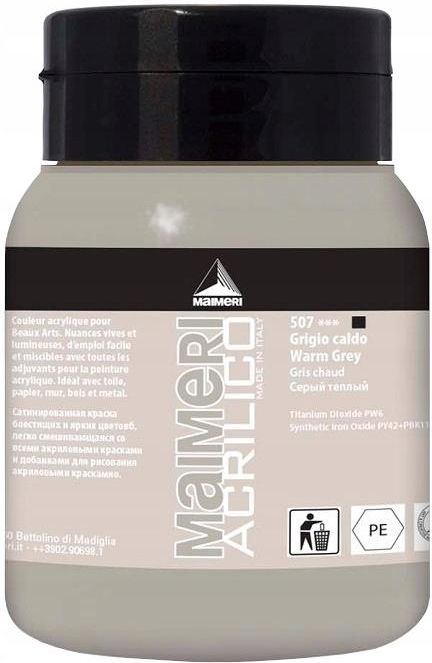 Farba akrylowa Maimeri 507 Warm Grey 500ml - Ceny i opinie - Ceneo.pl