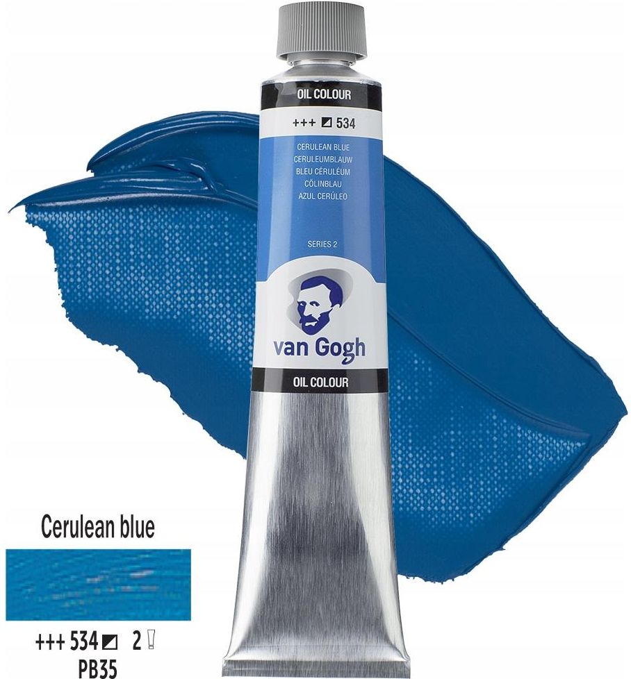 Farba Talens Van Gogh 200ML 534 Cerulean Blue - Ceny i opinie - Ceneo.pl