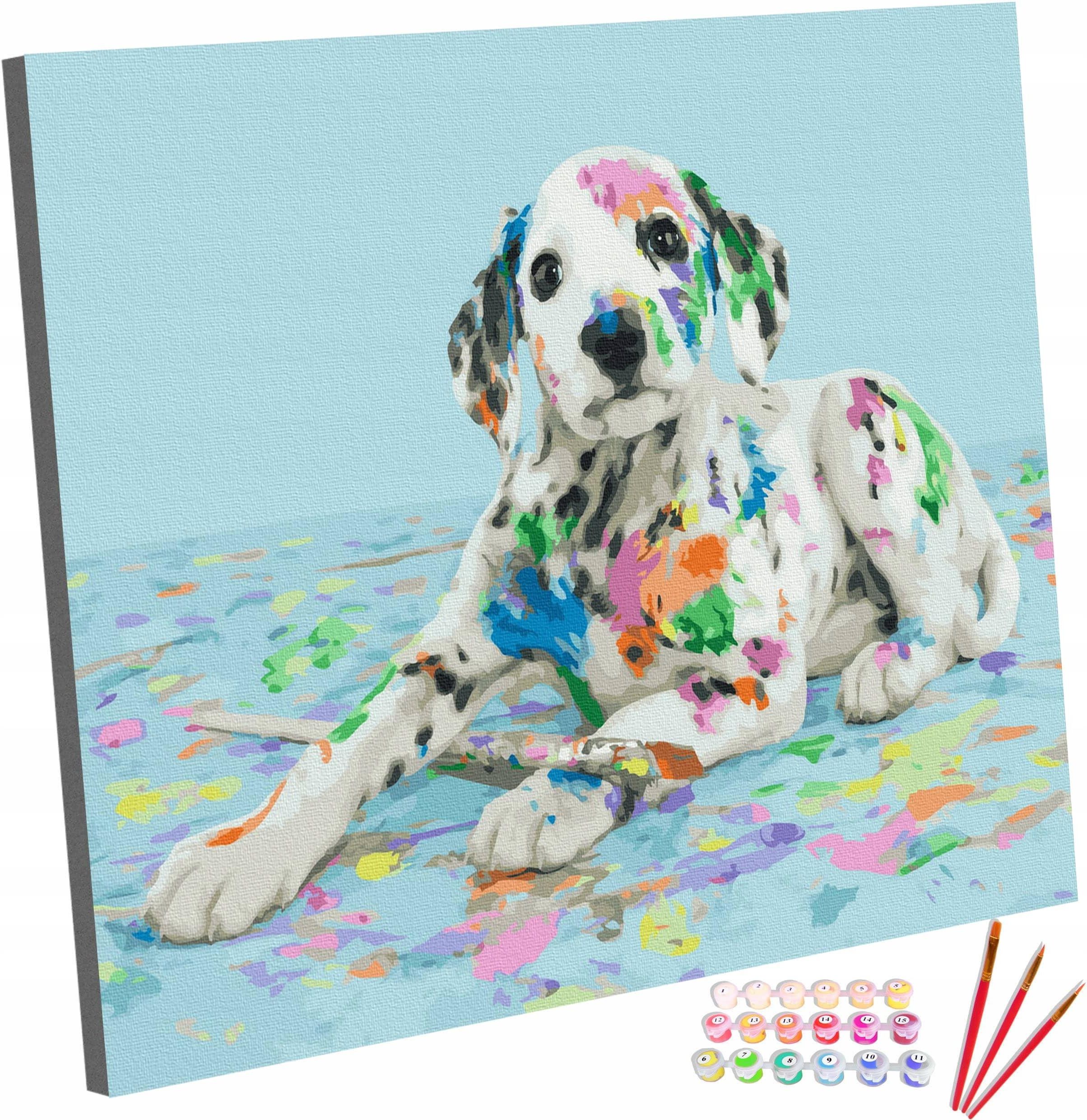 Zestaw Obraz Malowanie Po Numerach 40x50 Pies - Ceny i opinie - Ceneo.pl