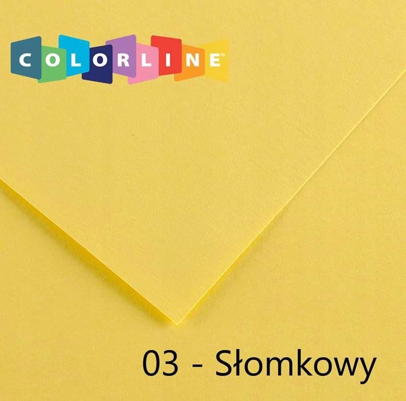 Karton Colorline 50x70 220G 03-SŁOMKOWY - Ceny i opinie - Ceneo.pl