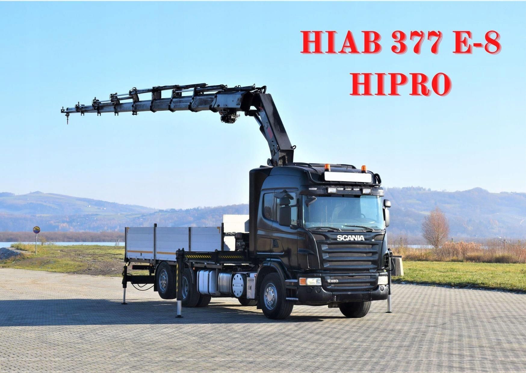 SCANIA G 480 *HIAB 377 E-8 HIPRO + PILOT* STAN BDB - Opinie i ceny na ...