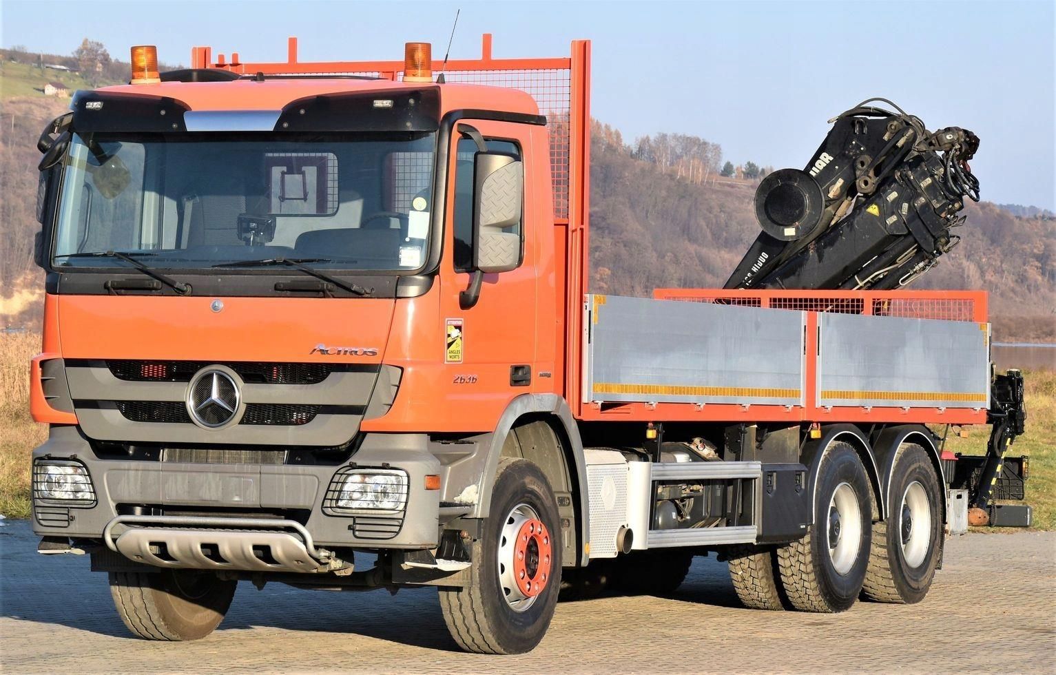 Mercedes Actros 2636 *HIAB 166ES-4HIDUO+PILOT /6x4 - Opinie i ceny na ...