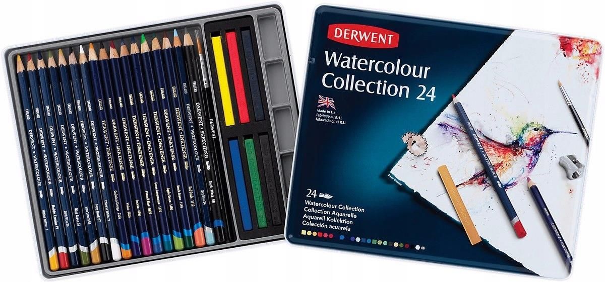 Kredki Watercolour Collection 24 Derwent 0700304 - Ceny i opinie - Ceneo.pl
