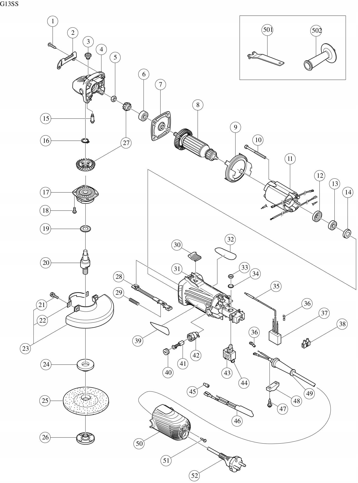 Hitachi Pokrywa Przekładni Szlifierka Kątowa G13Ss K89840 - Opinie i ...