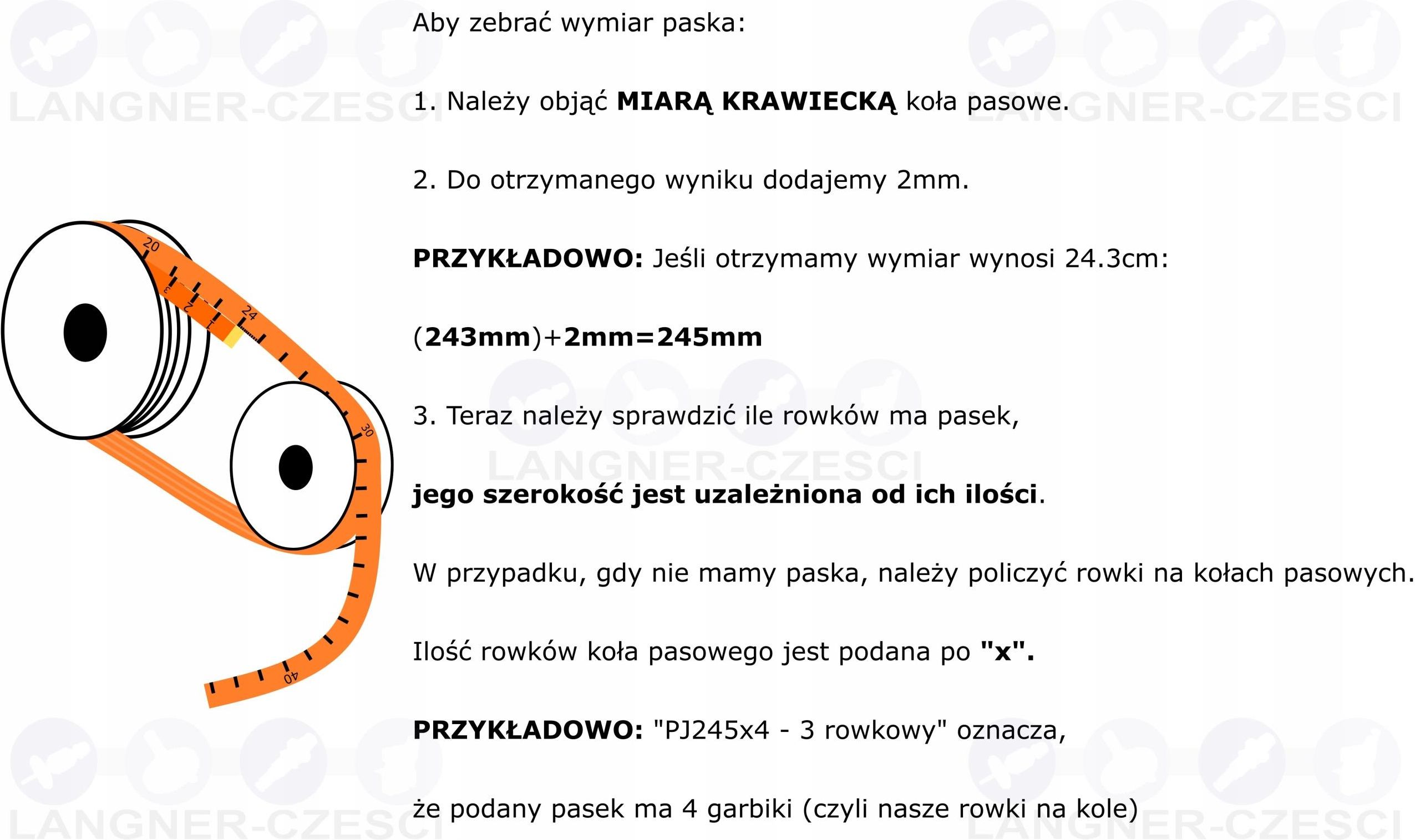 Lsp Pasek Napędowy Rowkowy 375Mmx233 9 Rowków 481040 - Opinie i ceny na ...