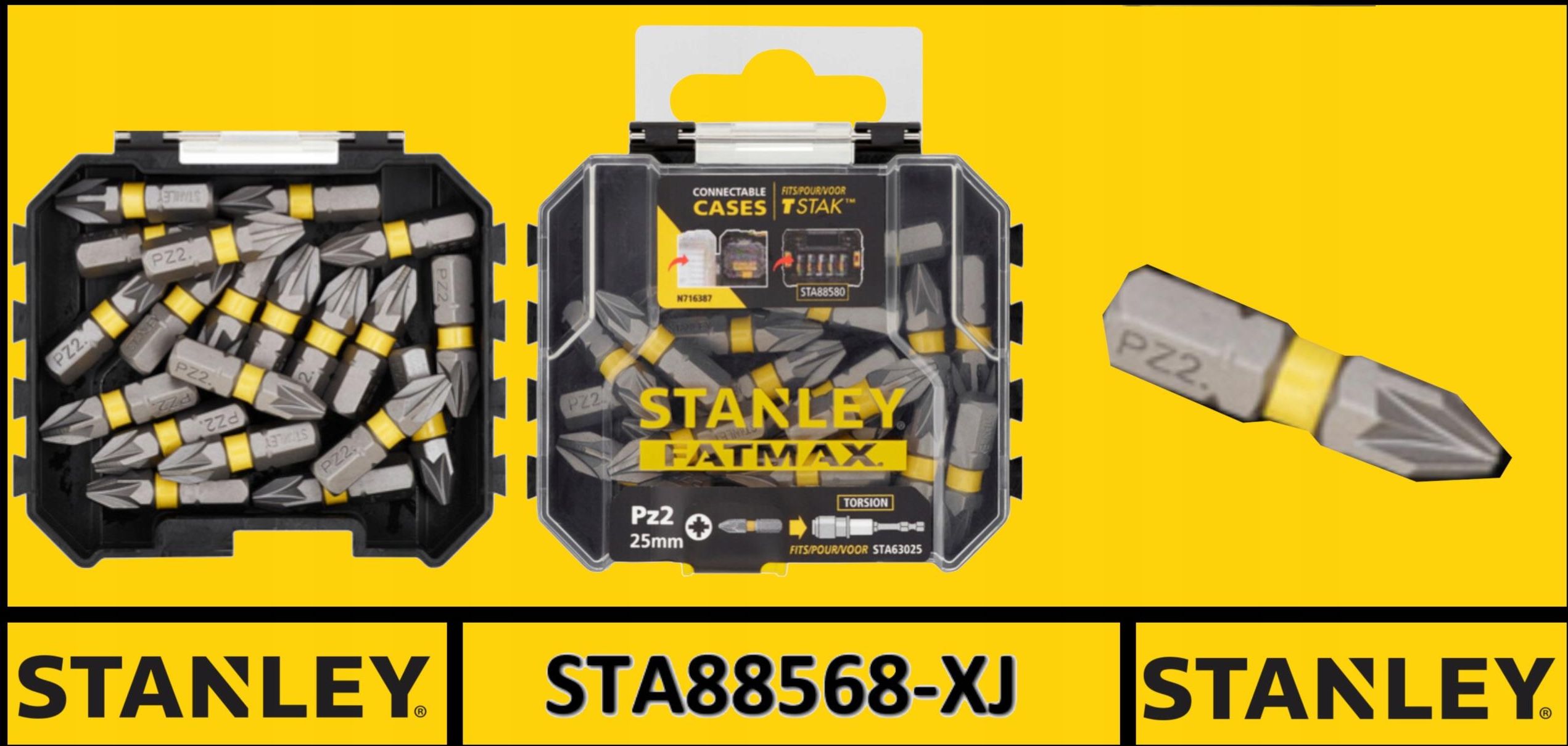 Stanley Bit Udarowy Sta88568-Xj Pz2 25mm 20szt. STA88568XJ - Opinie i ...