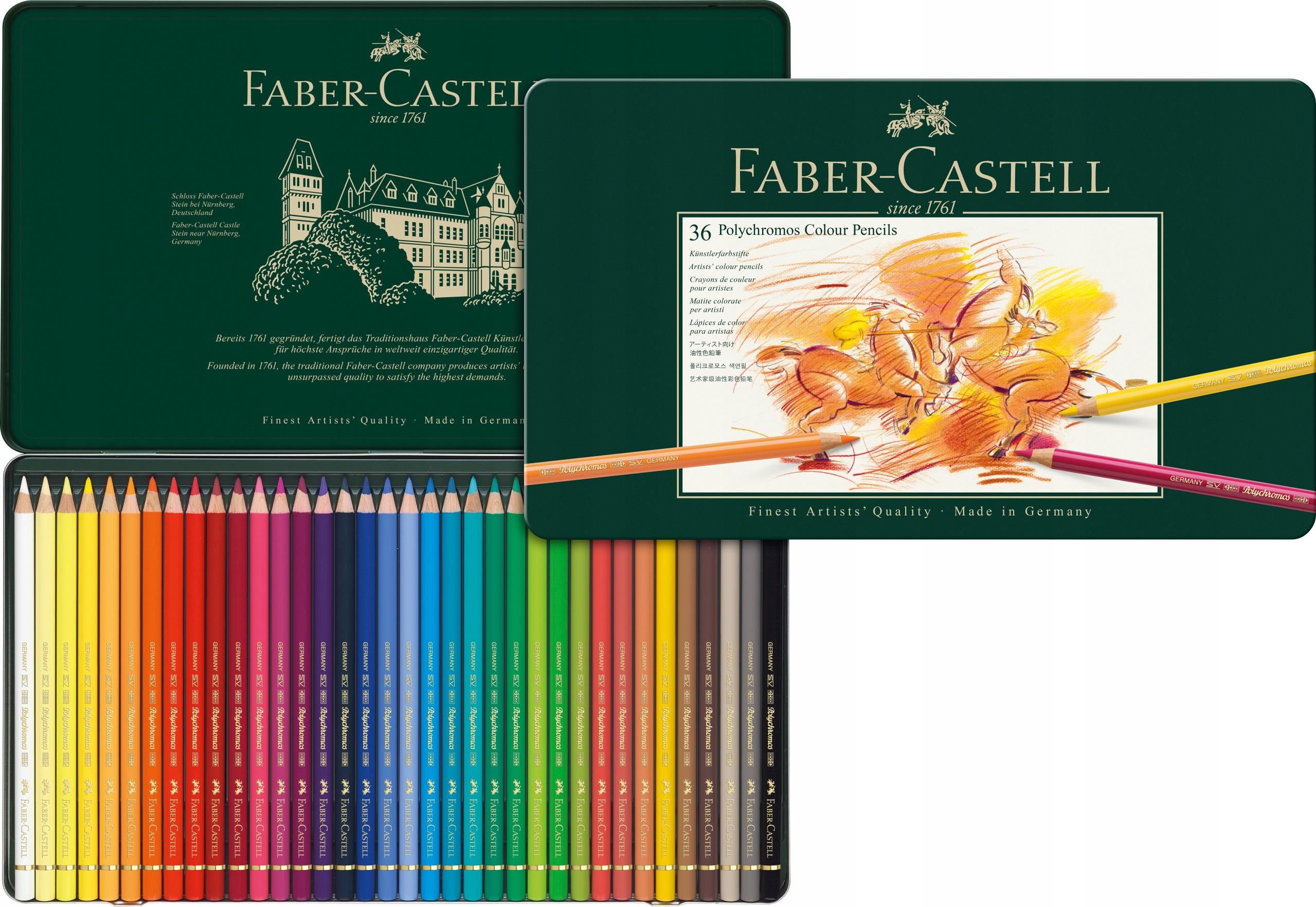 Faber-castell Kredki Polychromos 36 kol Metalowe - Ceny i opinie - Ceneo.pl