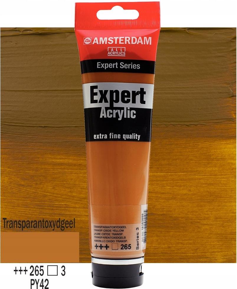 Amsterdam Expert Acrylic Transp Oxide Yellow 265 - Ceny i opinie - Ceneo.pl
