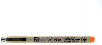 Cienkopis Sakura Pigma Micron 01 Orange - Ceny i opinie - Ceneo.pl