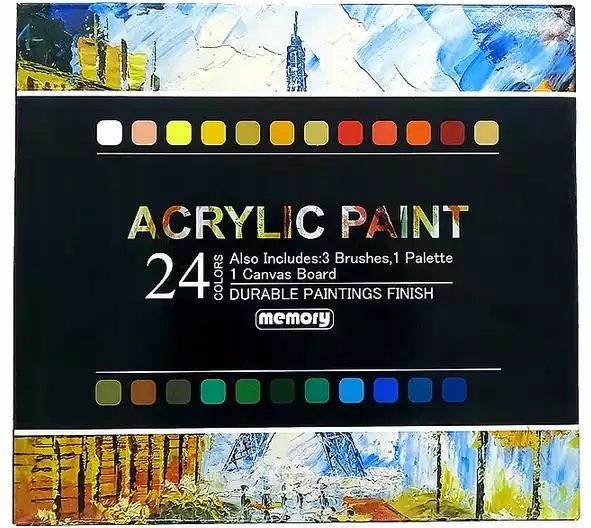 Zestaw Farb Akrylowych 24 Memory - Ceny i opinie - Ceneo.pl