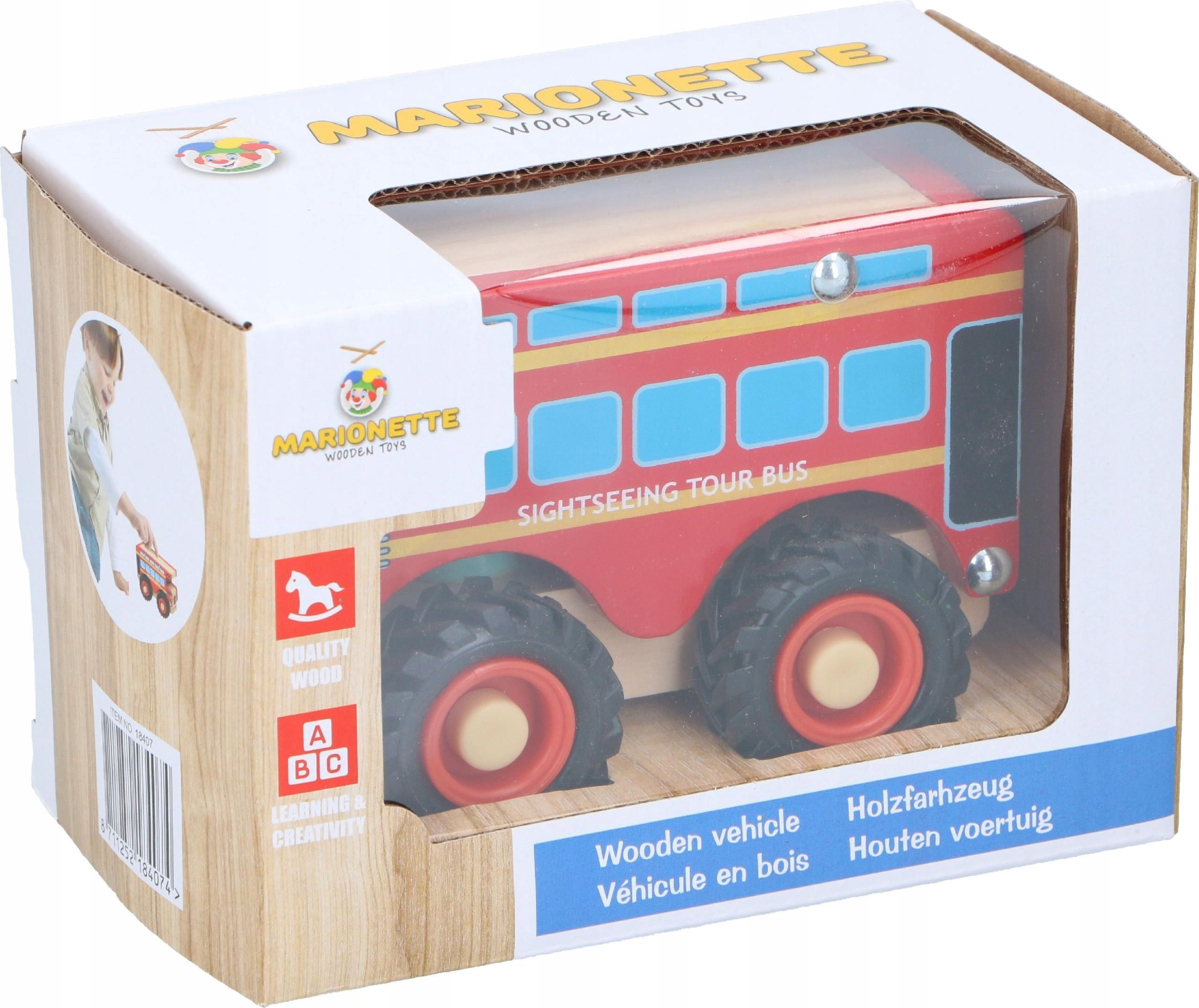 Marionette Drewniane Autko Samochodzik Bus - Ceny i opinie - Ceneo.pl