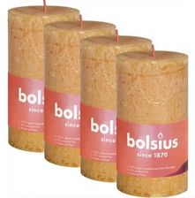 Bolsius Rustic Shine Świeca pieńkowa 100/50 miodowy żółty 1szt - Opinie ...