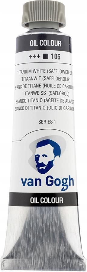 Talens Van Gogh Oil 40ML Titanium White - Ceny i opinie - Ceneo.pl