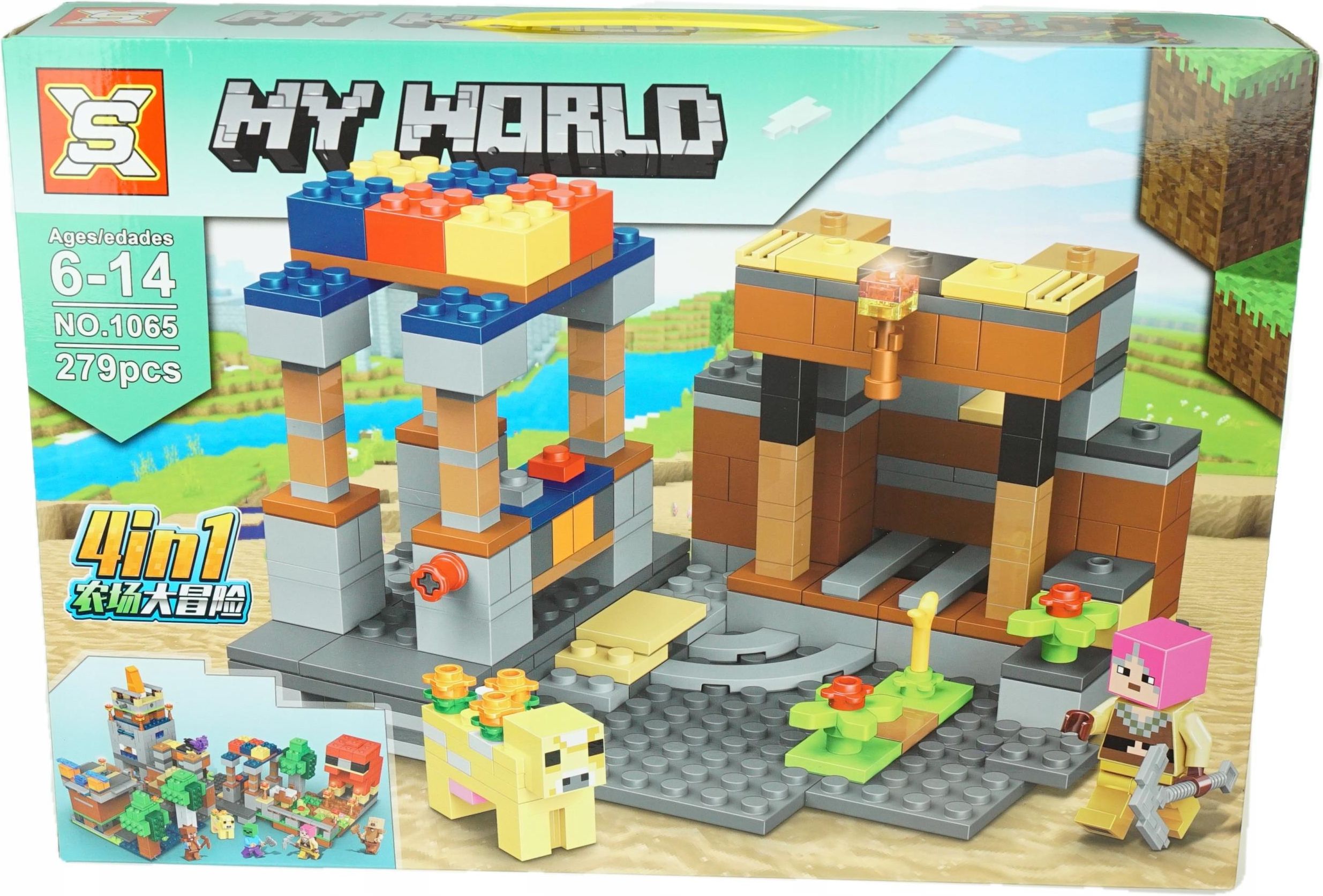 Prck Klocki Minecraft 279Elem. Zestaw Pudełko 27X 38Cm - ceny i opinie - Ceneo.pl