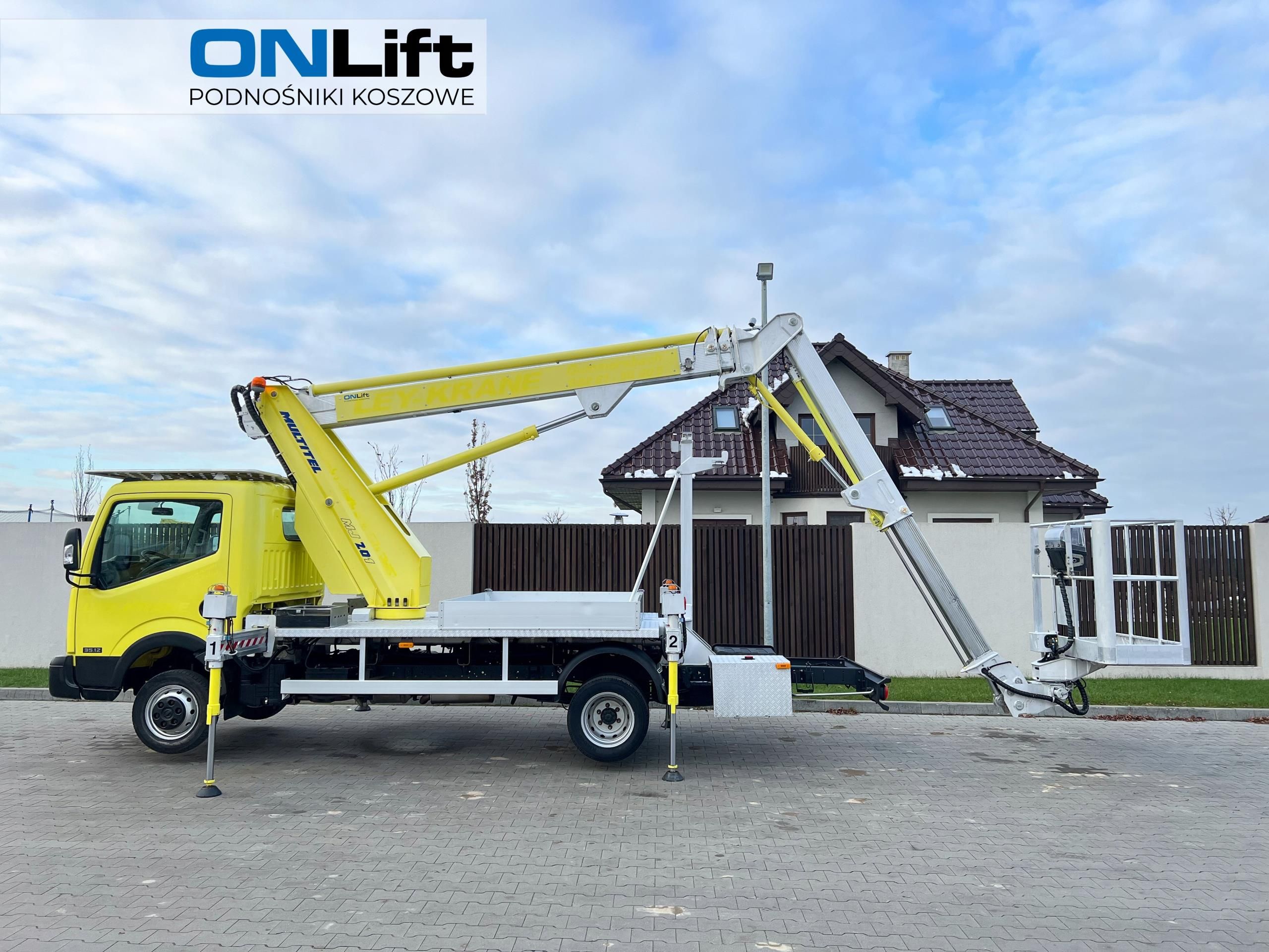 Podnośnik koszowy, zwyżka- MULTITEL MJ201 - ONLift - Opinie i ceny na ...