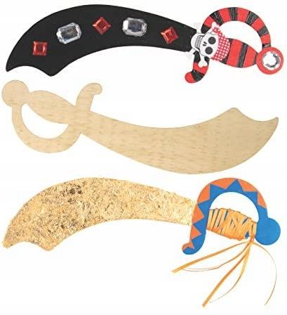 Baker Ross Ef695 Pirate Wooden Swords For Children - Ceny i opinie ...