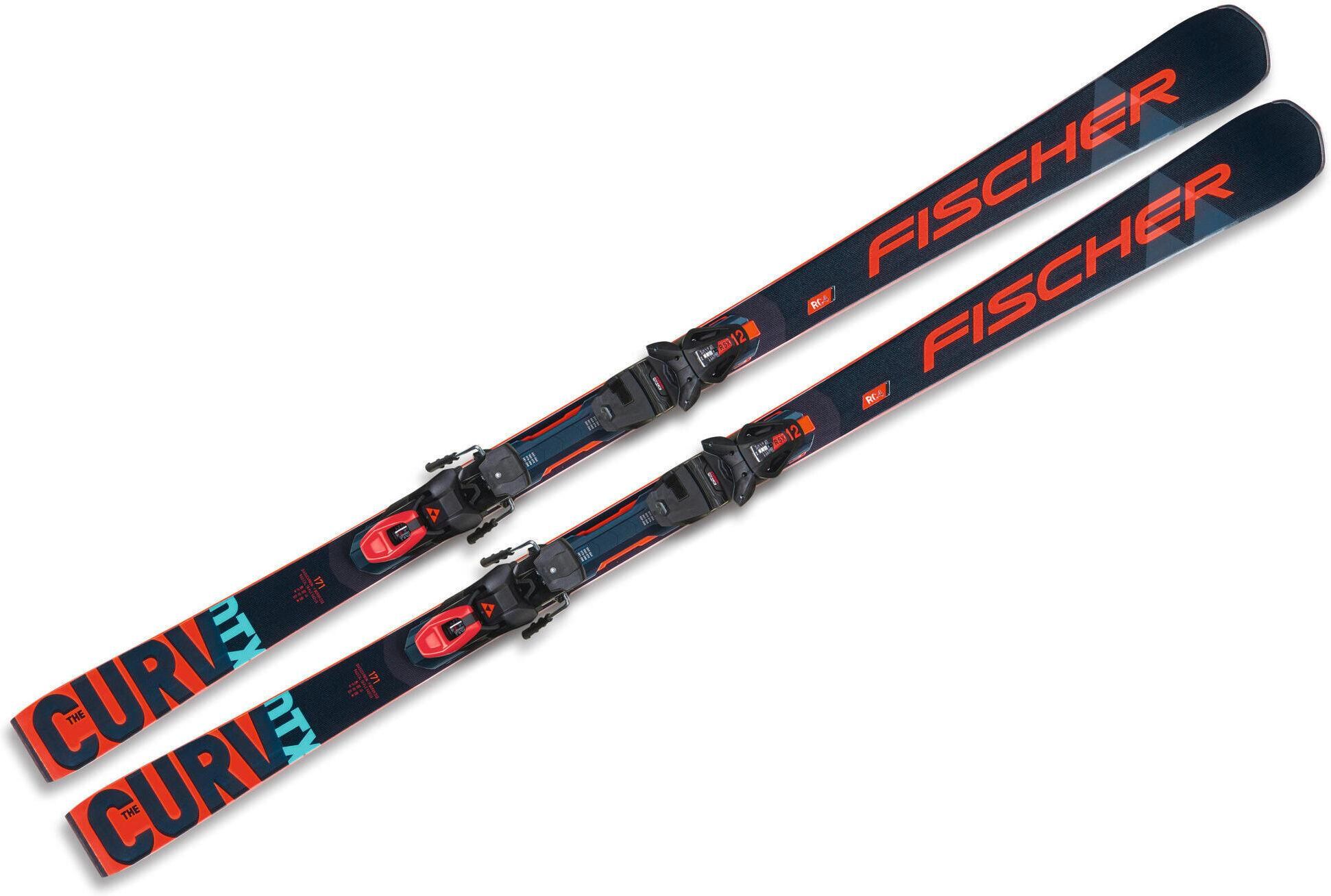 Narty Fischer Rc4 The Curv Dtx M-Track + Rsx Z12 Pr Czarny Czerwony 22/ ...