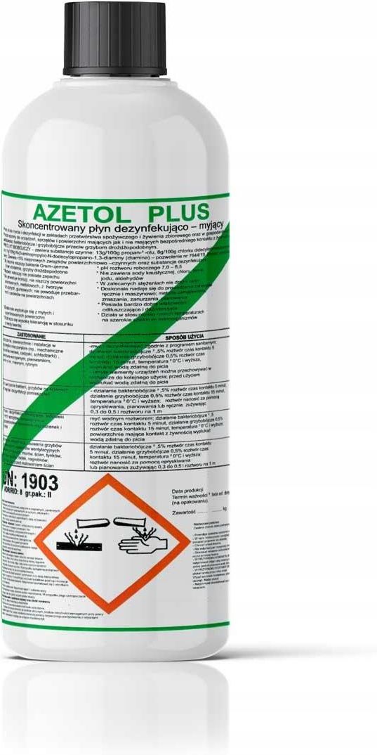 Azetol Plus Haccp środek dezynfekujący 1L - Opinie i atrakcyjne ceny na ...