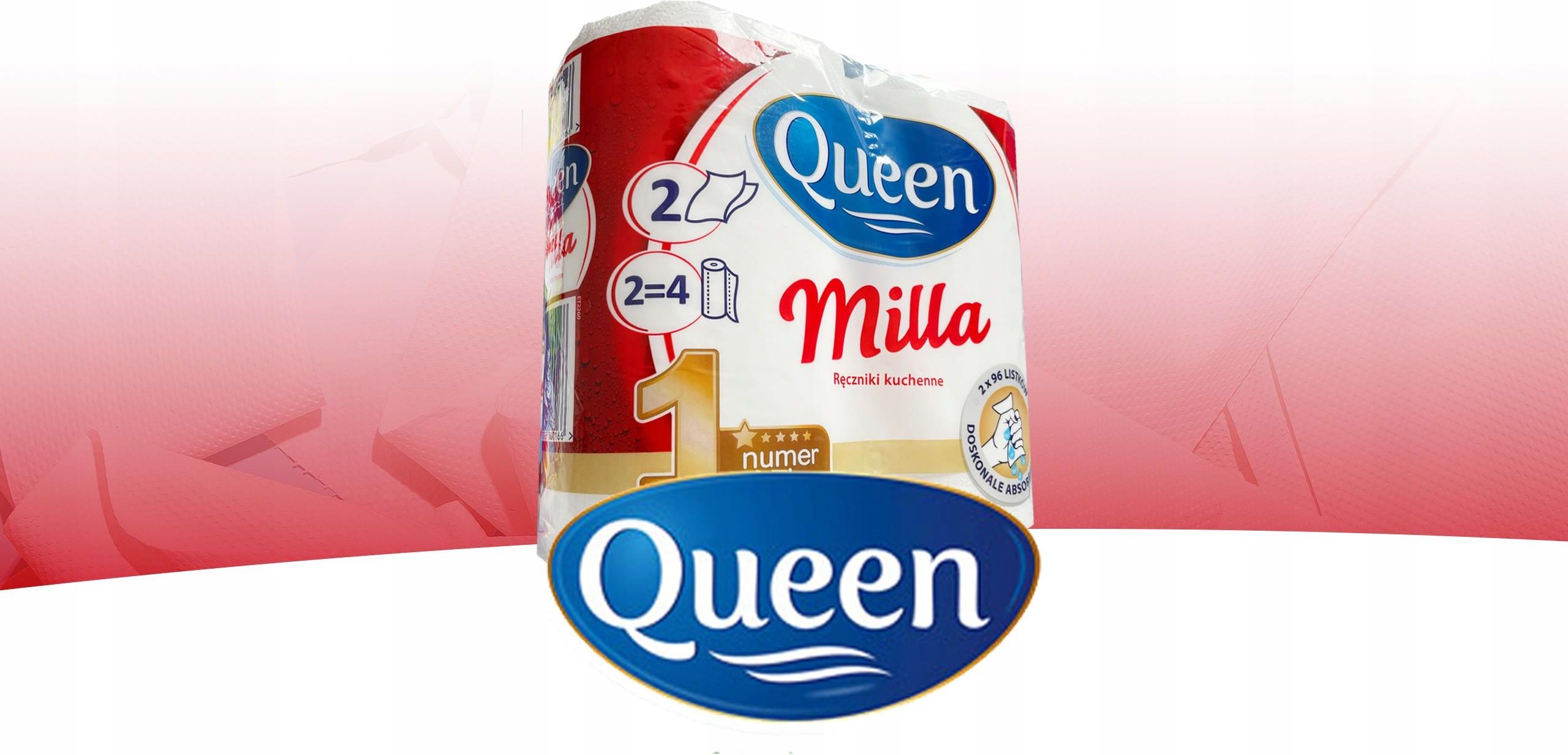 Queen Ręcznik Papierowy Milla 2 Warstwowy 2 Rolki - Opinie i atrakcyjne ...