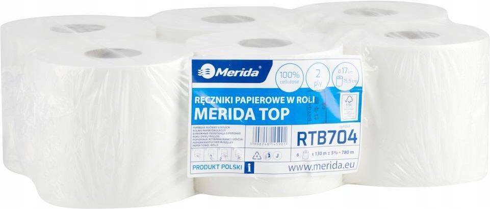 Merida Top Ręczniki Papierowe W Roli Center Pull - Ceny i opinie - Ceneo.pl