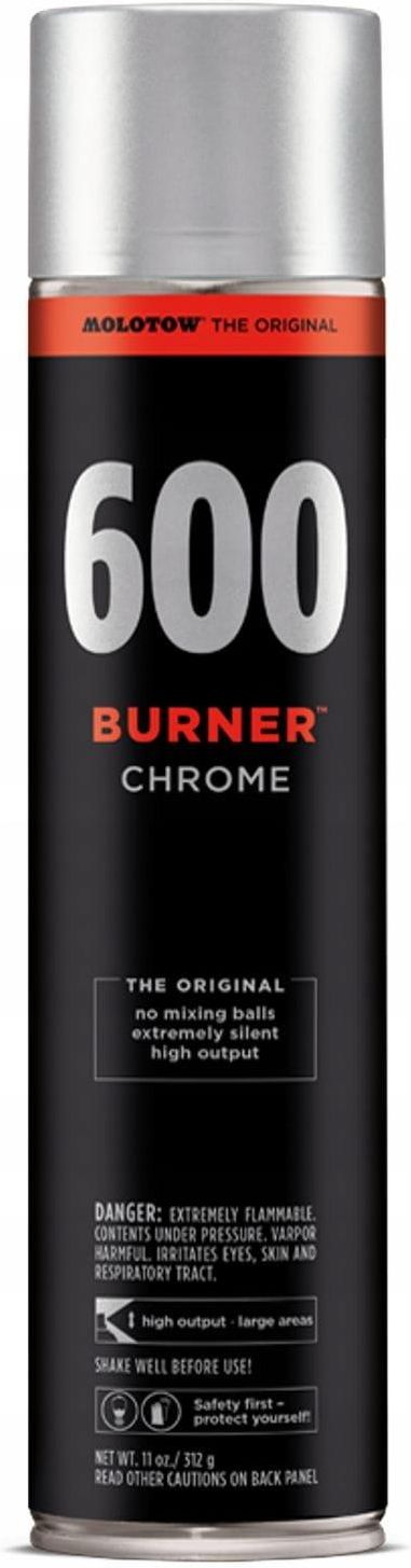 Farba Spray Burner Chrome Molotow 600ml - Ceny i opinie - Ceneo.pl