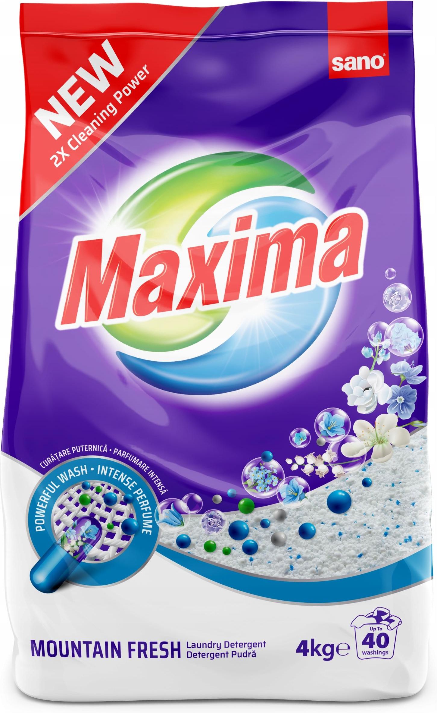 Sano Maxima proszek do prania Mountain Fresh 4kg - Opinie i atrakcyjne ...
