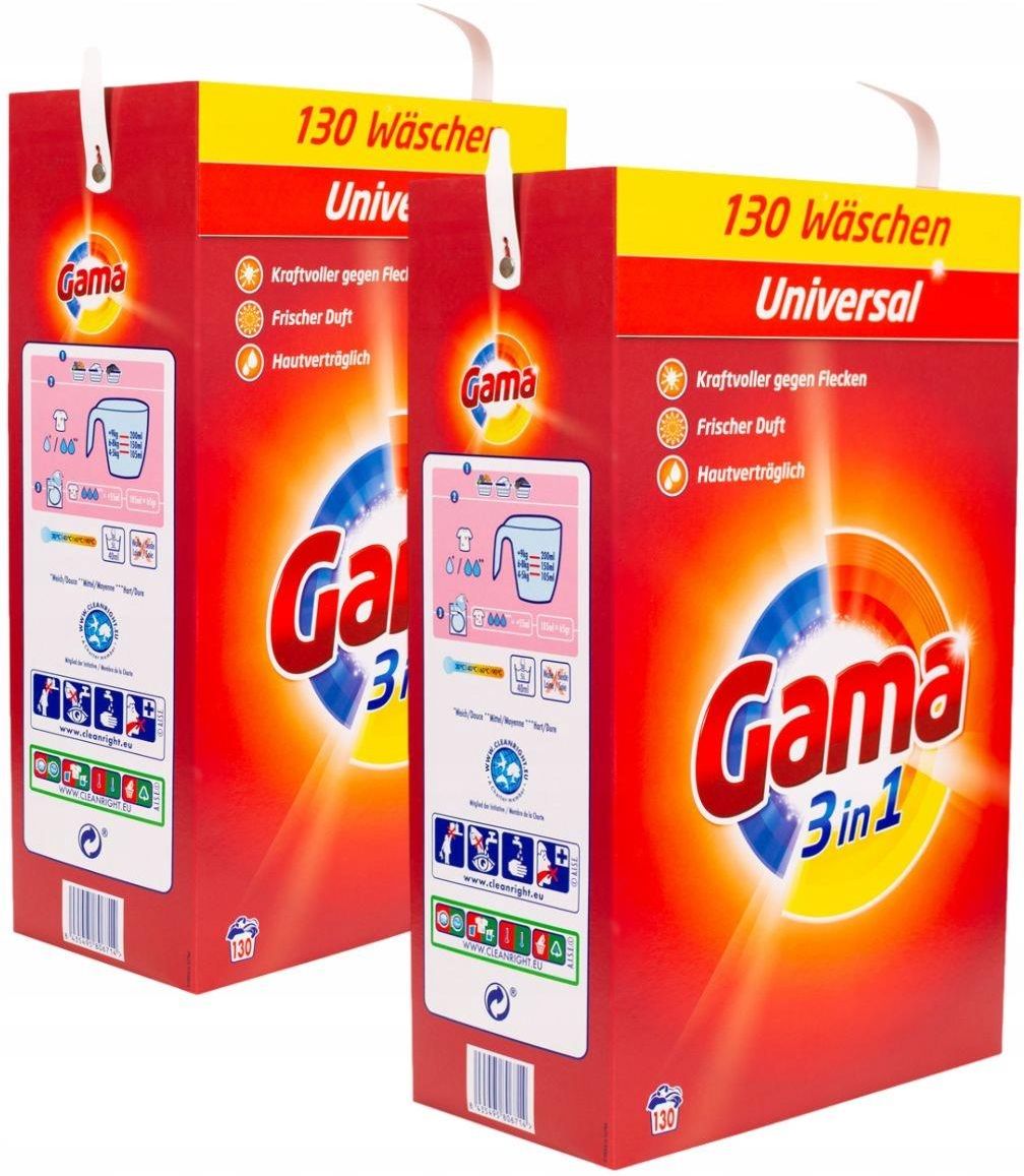 Gama 2x Vizir Proszek Do Prania 130 Prań 8,45kg - Opinie i atrakcyjne ...
