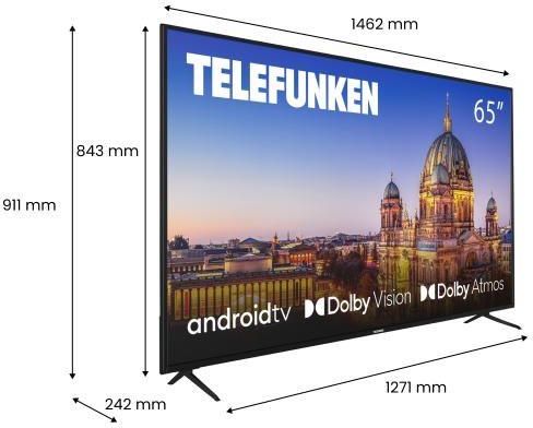 Telewizor LED Telefunken 65UG8460 65 cali 4K UHD 65 cali - Opinie i ...