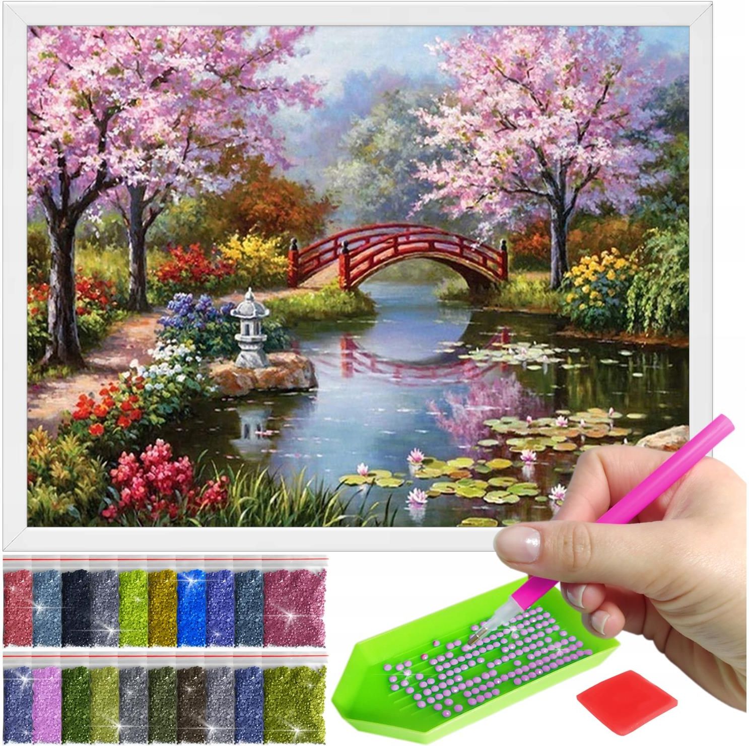 Haft Diamentowy Mozaika Diamond Painting Ramka - Ceny i opinie - Ceneo.pl