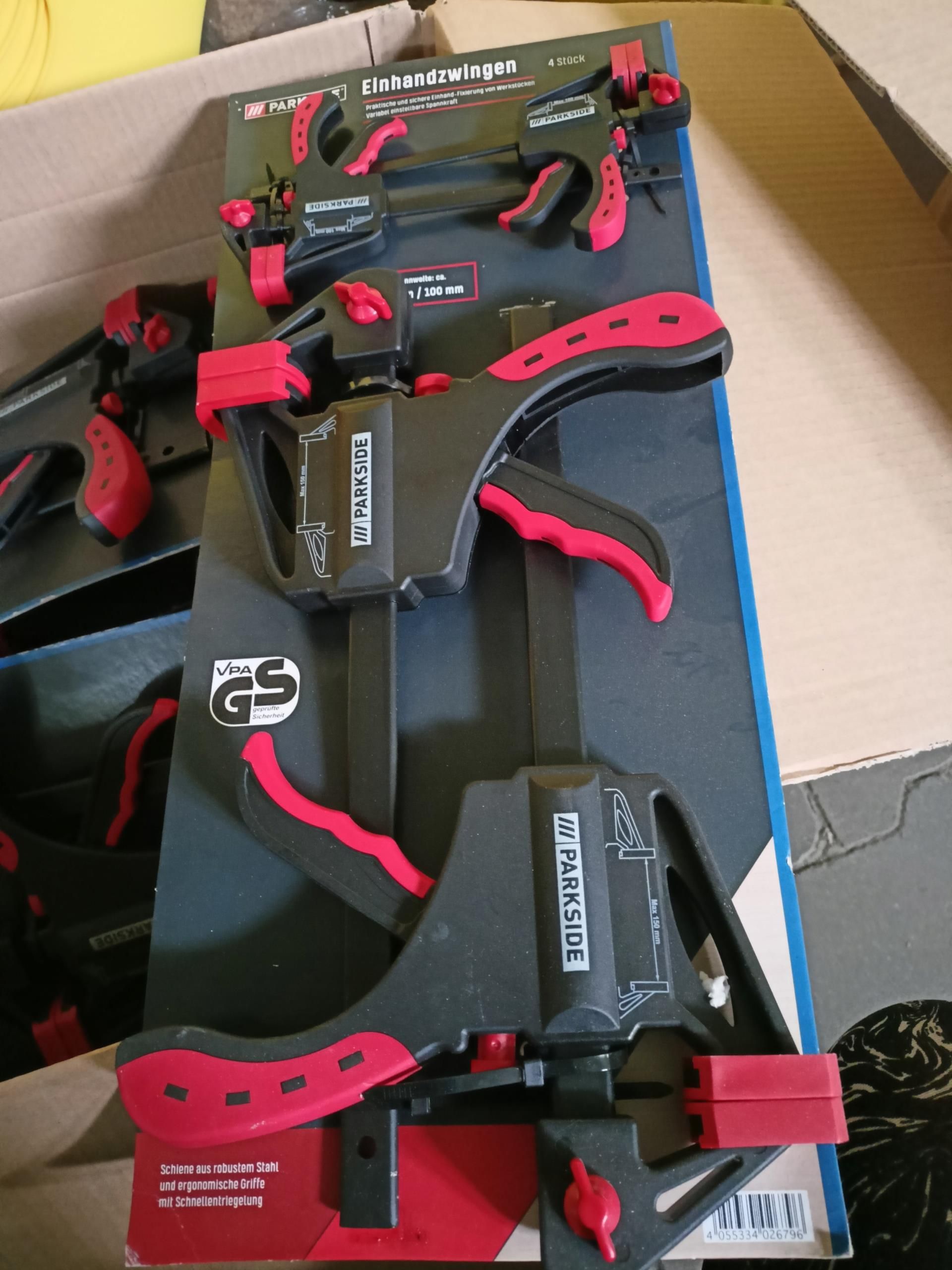 Parkside Ściski Stolarskie Zestaw 4szt. 100Mm 150Mm - Opinie i ceny na Ceneo.pl