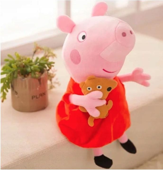 Pan I Pani Gadżet Świnka Peppa Pepa Pluszak Maskotka Duża 80Cm - Ceny i ...