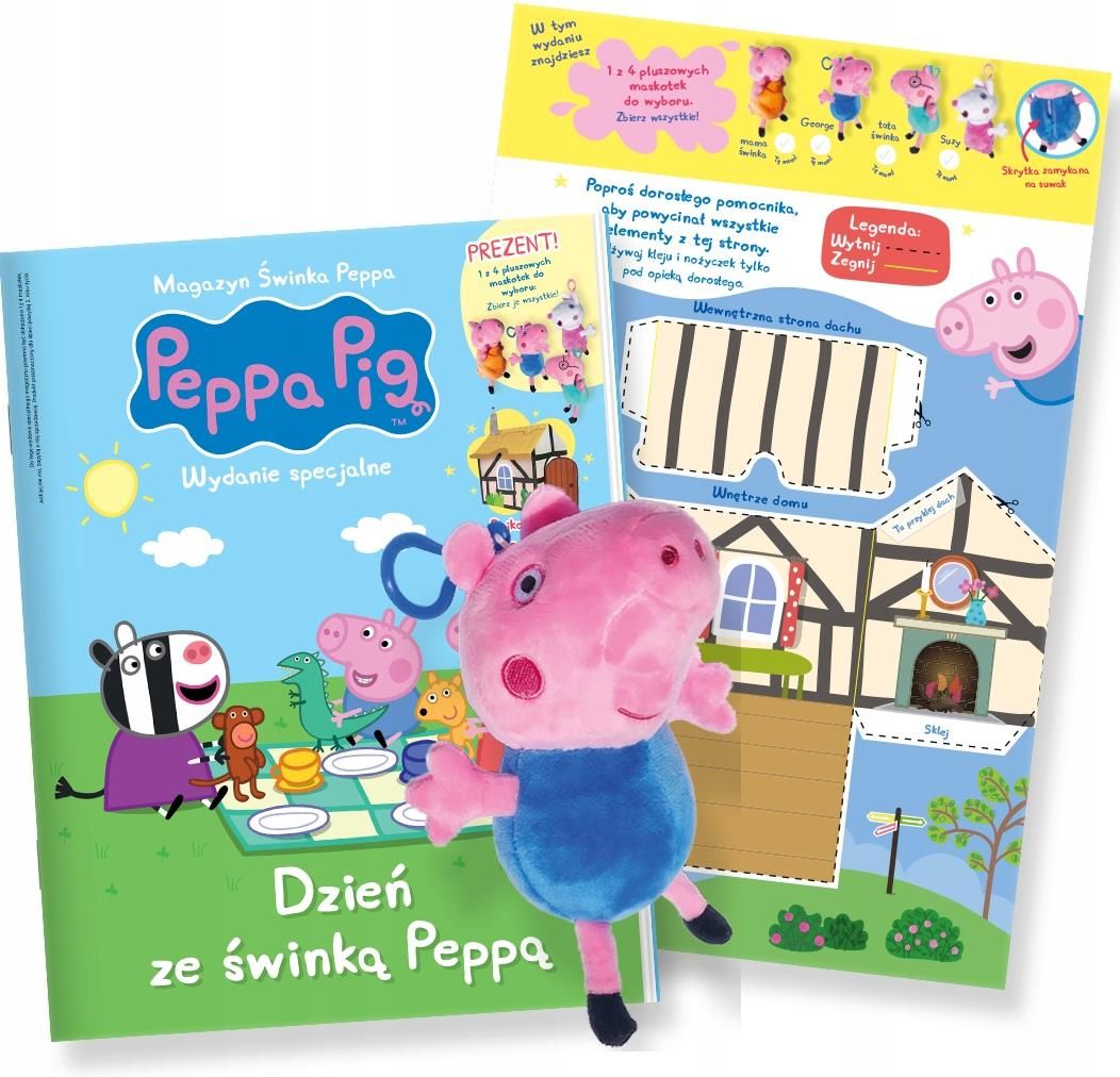 Peppa Pig Świnka Maskotka Pluszowa George Kd - Ceny i opinie - Ceneo.pl