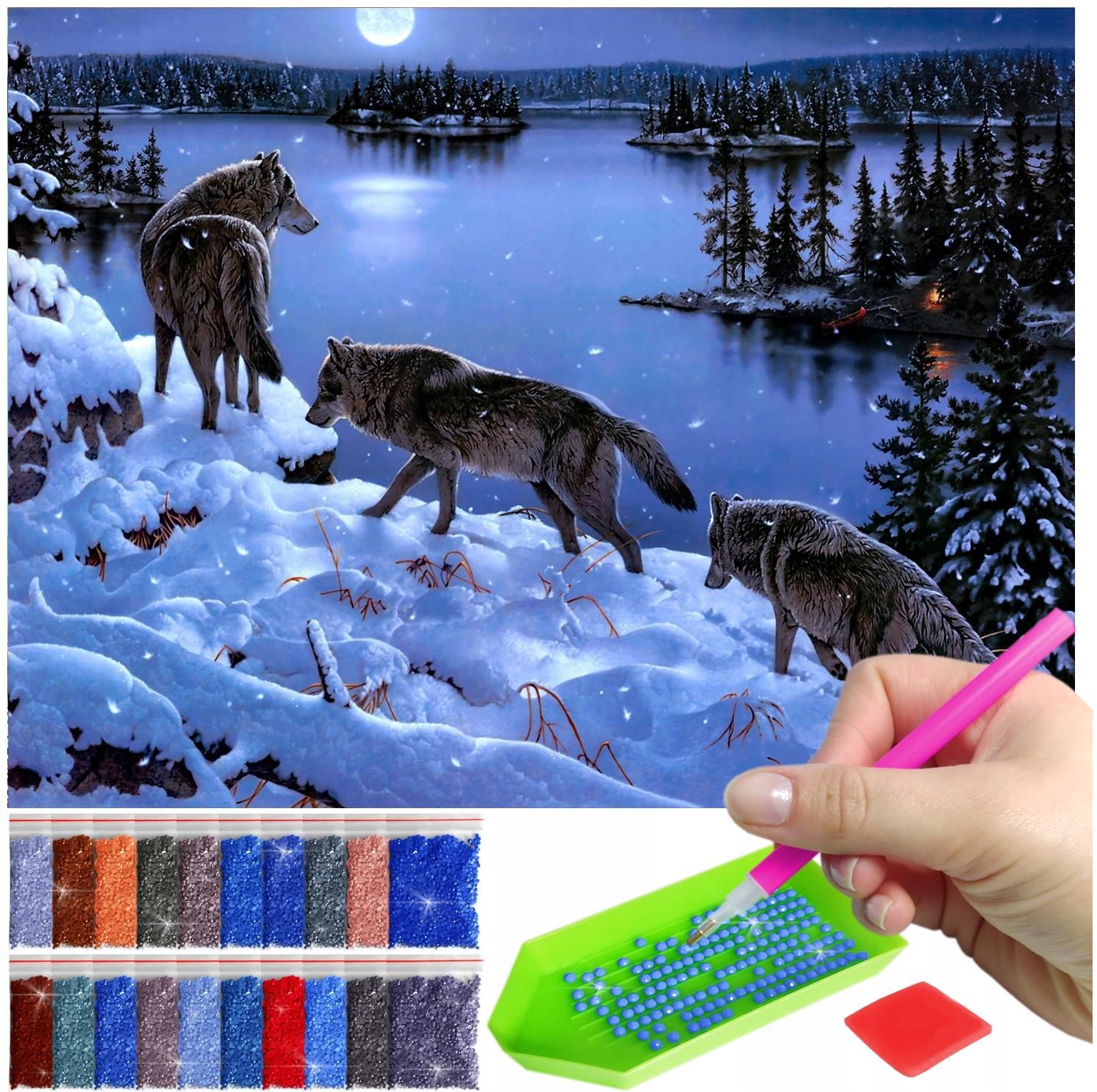 Haft Diamentowy Zestaw 5D Mozaika Diamond Painting - Ceny i opinie ...