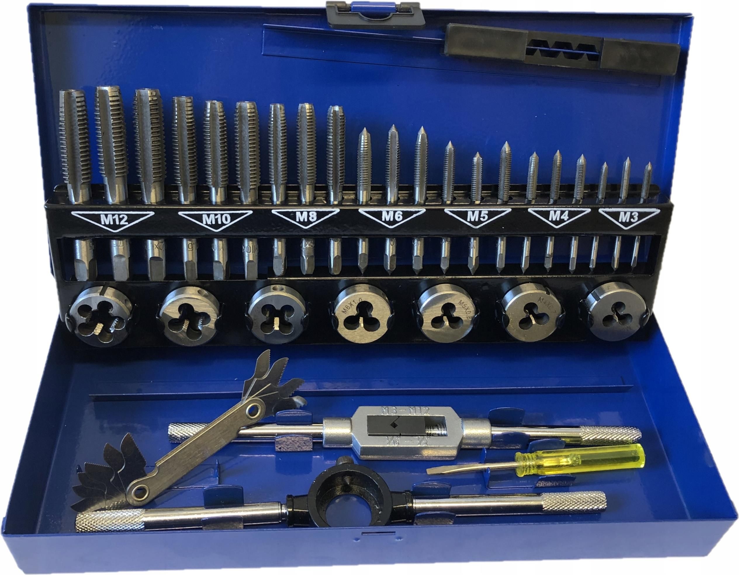 Magma Zestaw Gwintowników I Narzynek M3-M12 32szt. - Opinie i ceny na Ceneo.pl