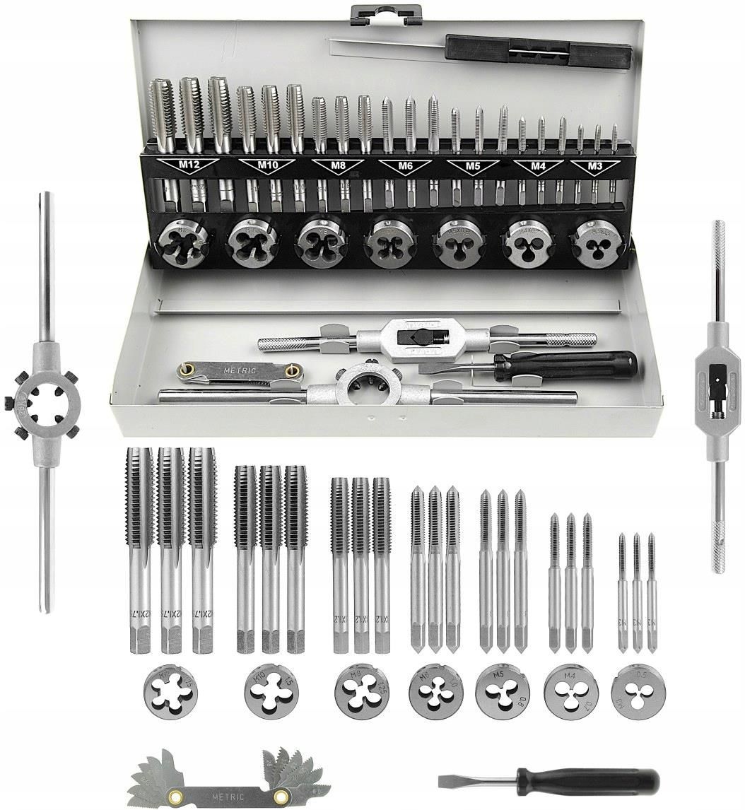 Rexxer Zestaw Narzynki I Gwintowniki M3-M12 32szt. - Opinie i ceny na Ceneo.pl
