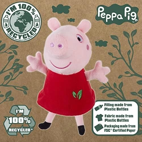 Peppa Pig Red Dress Soft Toy 100% Recycled Materials - Ceny i opinie ...