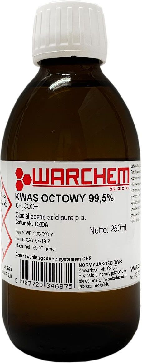 Warchem Kwas Octowy Lodowaty 99,5% Czda 250Ml - ceny i opinie - Ceneo.pl