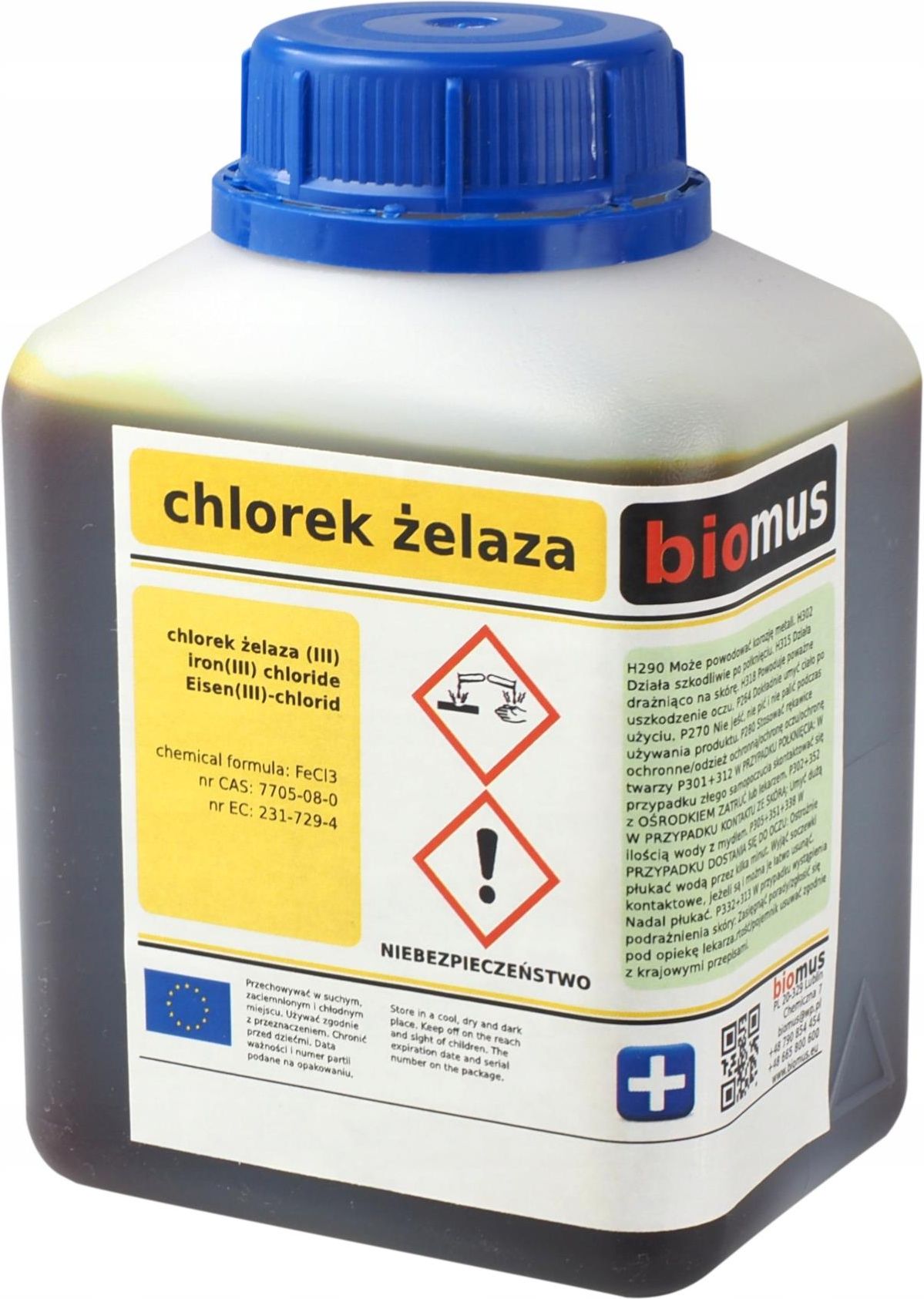 Biomus Chlorek Żelaza 500Ml - ceny i opinie - Ceneo.pl