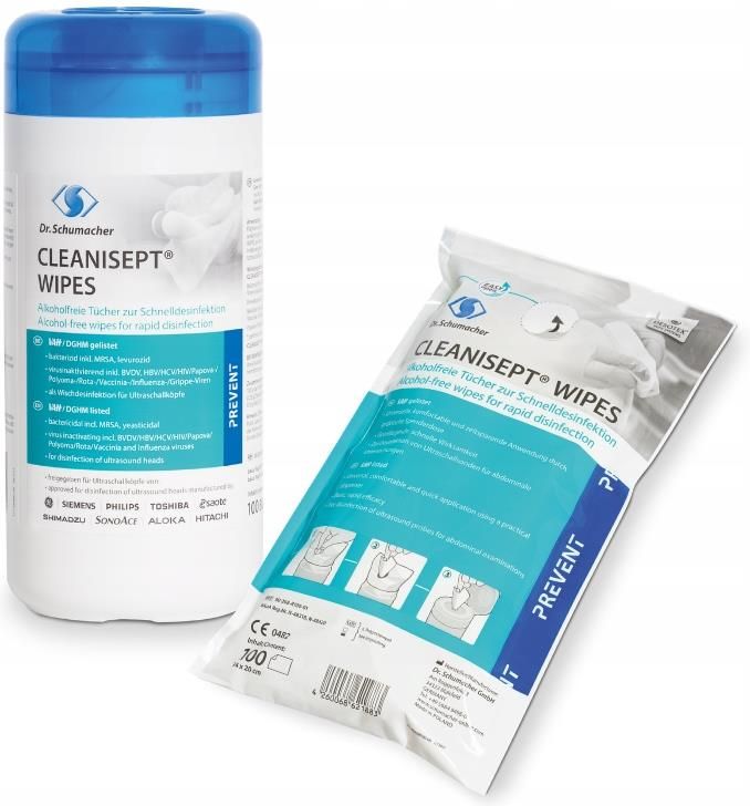 Cleanisept Wipes Wkład, Dr. Schumacher Bezalkoho - ceny i opinie - Ceneo.pl