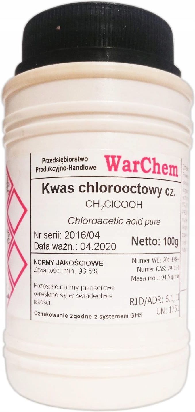 Warchem Kwas Chlorooctowy Czysty 100G - ceny i opinie - Ceneo.pl